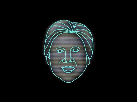 Female Human Face Recognition Animation