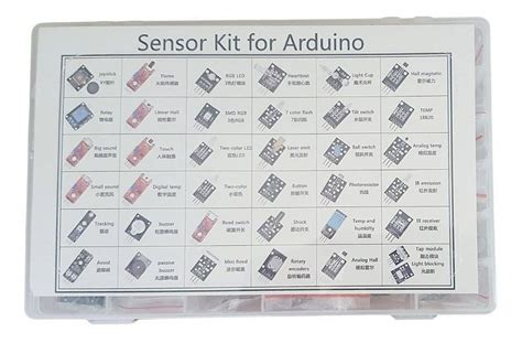 Kit 37 Sensores Para Arduino Com Caixa Organizadora Smartcomp Seu