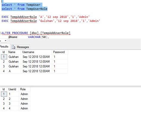sql stored procedure with input output scope identity stack overflow