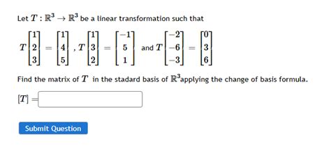 [solved] let t r 3 r 3 be a linear transformation s