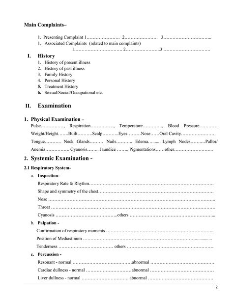 Ipd Case Sheet 1 Pdf
