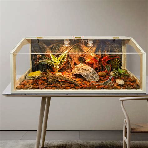 Prolee 35 Gallon Reptile Terrarium Tank Large 40 X 16 X