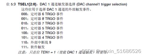 Stm32f407寄存器操作（定时器触发dacdma）stm32定时器的触发源为da Csdn博客