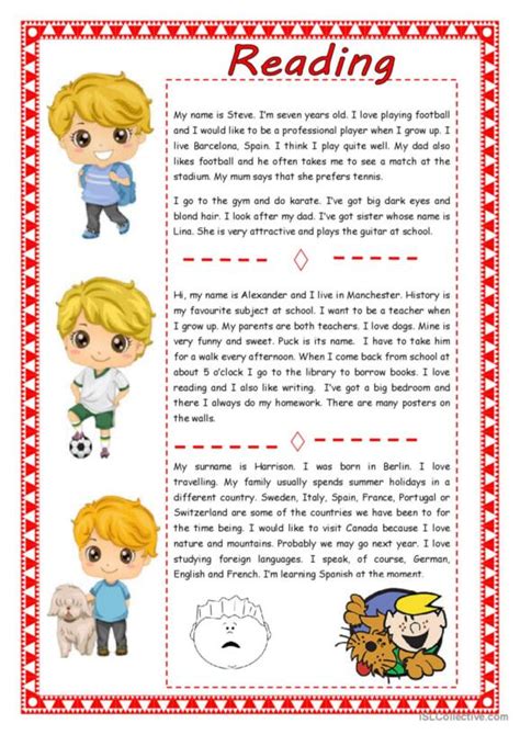 10658 Reading English Esl Worksheets Pdf And Doc