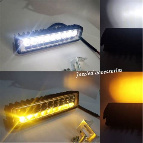 Jual Lampu Grill Drl Sorot Tembak Led Warna Putih Kuning Shopee Indonesia