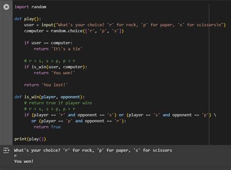 Rockpaperscissors Pythonprojects Gamedevelopment
