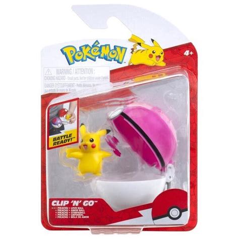 Pokémon Clip N Go Pikachu And Love Ball Top Pick Toys Great Value Online Toys