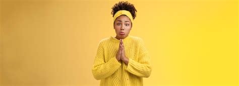 Premium Photo Silly Cute Pitty Young Africanamerican Teenage Daughter