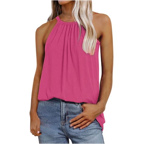 Umfun Womens Summer Tops Plus Size Tops For Women Sleeveless Tops