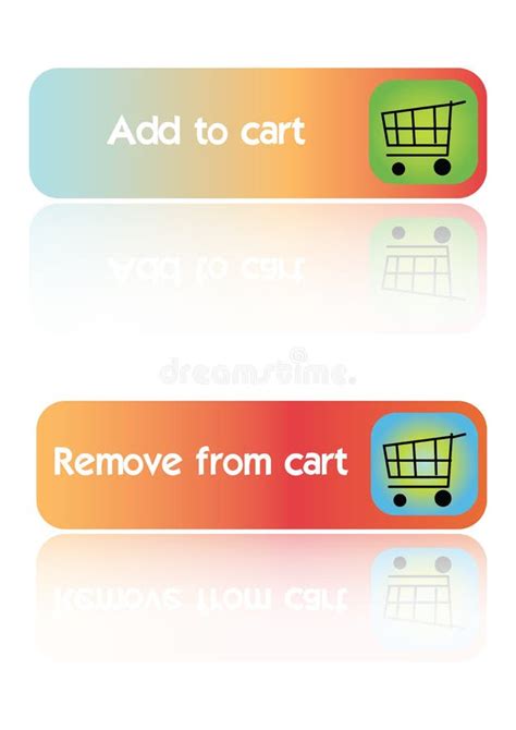 Add To Cart Button Vector Stock Vector Illustration Of Line