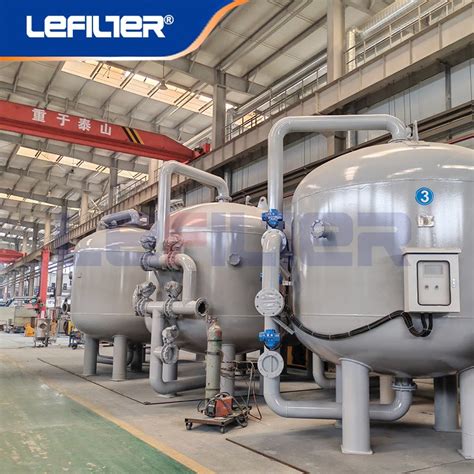 Coal Mine Water Circulation Water Filtration Multi Media Filter Industrial And Commercial