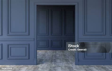 현대 고전적인 디자인 3d 렌더링에 있는 호화 스러운 빈 방 인테리어 0명에 대한 스톡 사진 및 기타 이미지 0명 가구 가정의 방 Istock