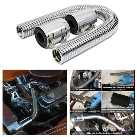 Stainless Steel Flexible Coolant Hose 48 Inch 48 Stainless Steel