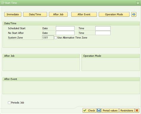 How To Schedule A JOB In SAP
