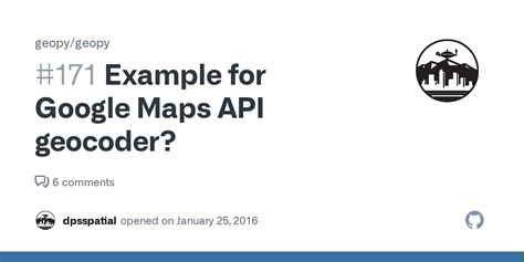 Example For Google Maps API Geocoder Issue Geopy Geopy GitHub