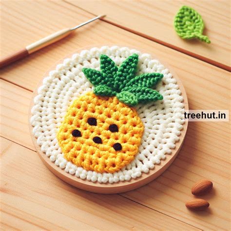 Pineapple Crochet Coaster Ideas For Ts Or Selling How To Make