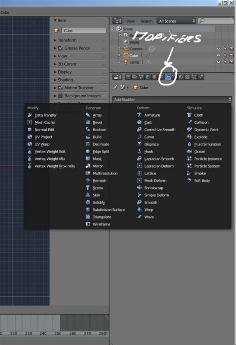 Interface How Do I Add Add Modifier To The UI Blender Stack Exchange