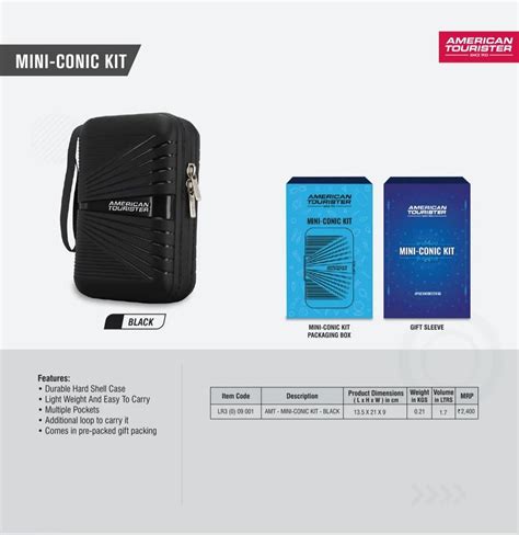 American Tourister Blue Mini Conic Kit At ₹ 900piece In New Delhi Id 2852821862348