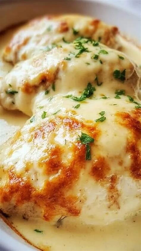Smothered Cheesy Sour Cream Chicken
