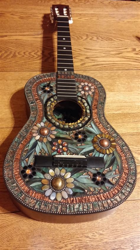 Metal Guitar Yard Art At Nichelle Michael Blog