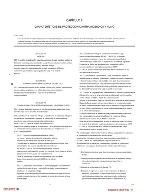 Cap 7 Ibc 2018 Icc International Building Code 150 238 EspaÑol Pdf