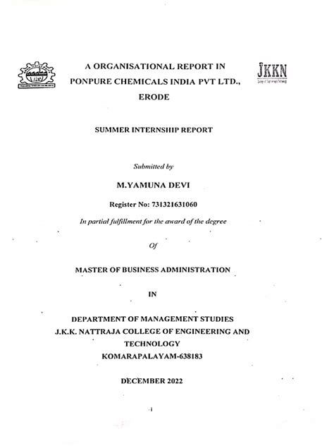m yamuna devi internship report 1 pdf