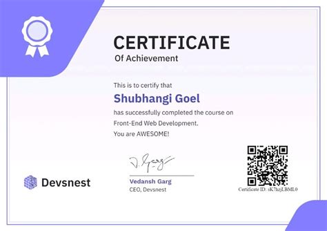 Shubhangi Goel On Linkedin Webdevelopment Frontend Devsnest Greatlearning