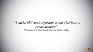 Introduction To Cache Oblivious Algorithms PDF