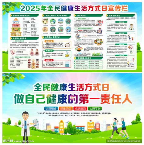 2025年全民健康生活方式日设计图 Psd分层素材 Psd分层素材 设计图库 昵图网