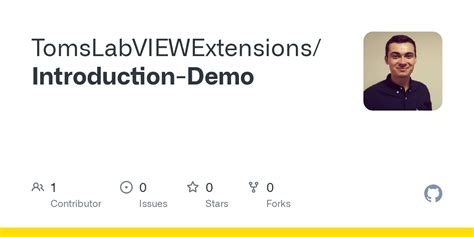 Github Tomslabviewextensions Introduction Demo