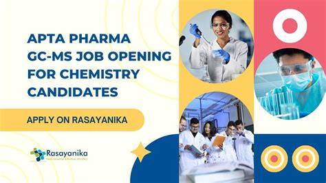 Gc Ms Chemistry Jobs At Apta Pharma Apply Online