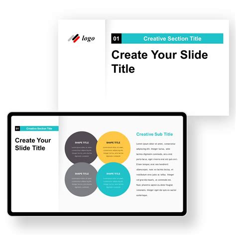 Two Column Color Section Powerpoint Templates Powerpoint Free