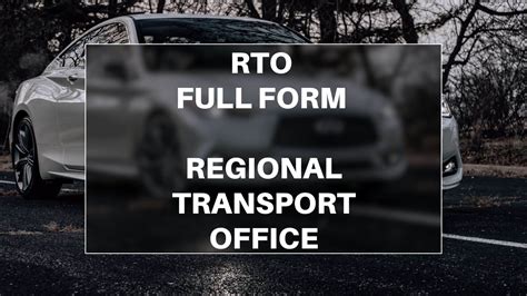 RTO Full Form Details And Role Of RTO For UPSC