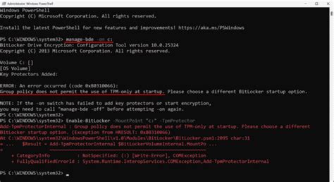 Secure BitLocker Key With A PIN Sysops