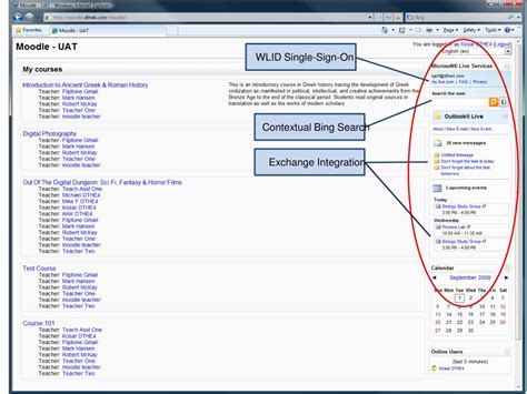 Ppt Moodle Integration With Microsoft Live Edu Powerpoint Presentation Id 1681551