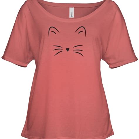 Cat Face T Shirt Perfect T For Cat Lovers