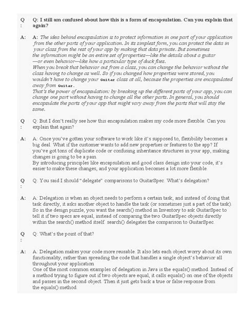 Object Oriented Design Head First Notes Pdf Use Case Class