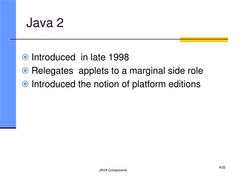 PPT JAVA Components PowerPoint Presentation Free Download ID 2555519