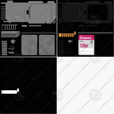 Secure Digital Sd Card 3d Model Turbosquid 1182108