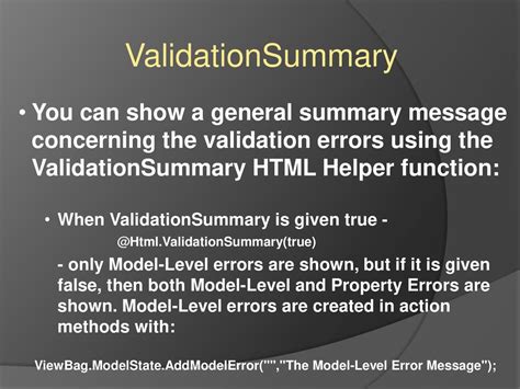 Social Media And Global Computing Managing MVC With Model Validation
