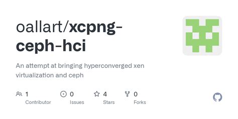 Github Oallart Xcpng Ceph Hci An Attempt At Bringing Hyperconverged Xen Virtualization And Ceph