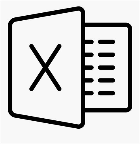 Microsoft Excel Icon Excel Line Icon Png Free Transparent Clipart ClipartKey