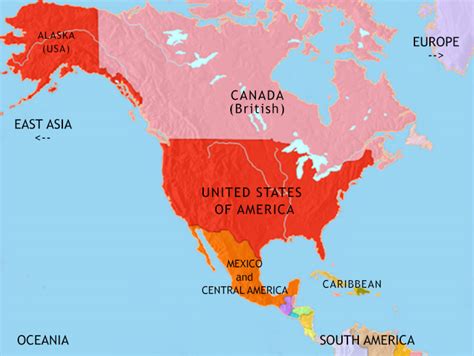 American Empire Map 1900