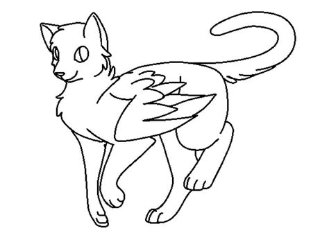 Warriors Cats Coloring Pages Coloringlib