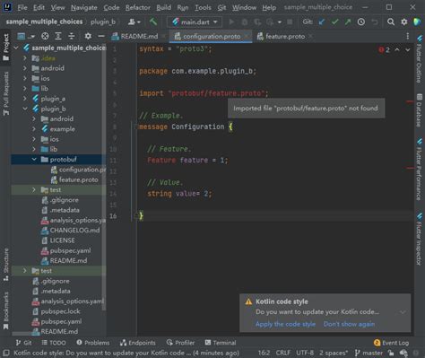 Multiple Choices · Issue 72 · Devkanrointellij Protobuf Plugin · Github