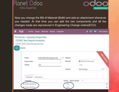 Odoo V13 Product Life Cycle Management Plm Ppt