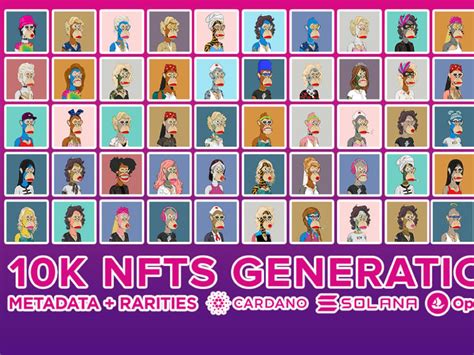 to generate nft art collections using json metadata upwork