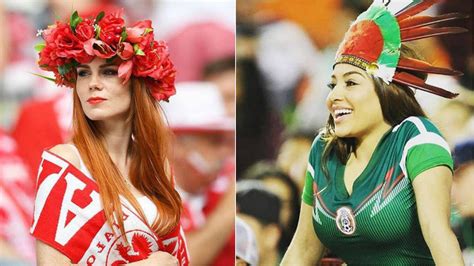 Begini Aksi Suporter Seksi Negara Peserta Piala Dunia Bola Liputan Com