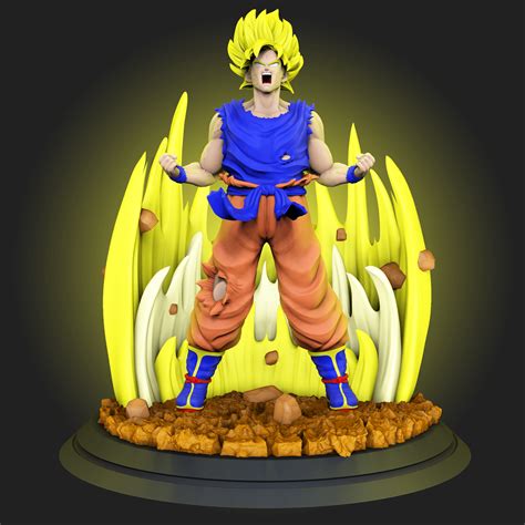 Super Saiyan Goku First Time
