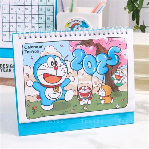 Desk Calendar 2025 Doraemon Tooyoo Bk01157 Shopee Singapore